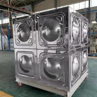 China Square Welding Stainless Steel Water Tank 304-2B Modular for Drinking Water 1.0mm-3.0mm for sale