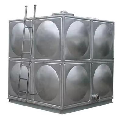 China SMC SS304/SS316 Modular Panel Sectional Rectangular Water Storage Tanks Welded or Bolted Stainless Steel for sale