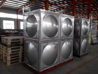 China SMC SS304/SS316 Modular Panel Sectional Rectangular Water Storage Tanks Welded or Bolted Stainless Steel for sale