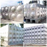 China Prefabricated 5000L Sectional Modular Stainless Steel Water Tank 304-2B for sale