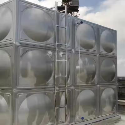 China Pressed Stainless Steel Sectional Water Tank SS 304 316 1.5mm for Farm Fish Farm for sale