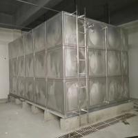 China Hot Pressed Stainless Steel Water Tank 304 1.0mm Panel for Drinking Water Storage for sale