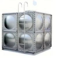 China 32m3 Steel Bolted Rainwater Panel Elevated Water Tank 304 Stainless Steel Modular for sale