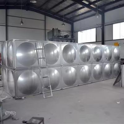 China 32m3 Steel Bolted Rainwater Panel Elevated Water Tank 304 Stainless Steel Modular for sale