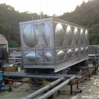 China 32m3 Steel Bolted Rainwater Panel Elevated Water Tank 304 Stainless Steel Modular for sale