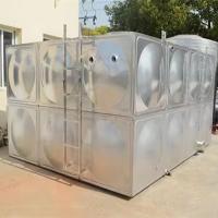 China 32m3 Steel Bolted Rainwater Panel Elevated Water Tank 304 Stainless Steel Modular for sale