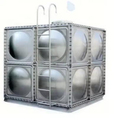 China Sectional Bolted Stainless Steel Water Storage Tank 304 1.0mm to 3.0mm for Drinking Press Steel Water Tank for sale