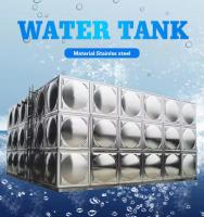 China 50000 Litre Sectional Stainless Steel Potable Water Storage Tank 304 Food Grade Rectangular 1.0mm for sale