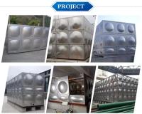 China 15m3 Stainless Steel Sectional Water Tank 15000L SS304 Square Panel Storage Tank 3x2.5x2m for sale