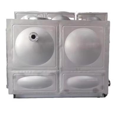 China Customizable SS304 SS316 Stainless Steel Sectional Water Tank 10000 Liter Storage Capacity for sale