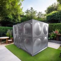 China Customizable SS304 SS316 Stainless Steel Sectional Water Tank 10000 Liter Storage Capacity for sale