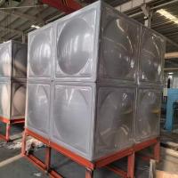 China Food Grade Stainless Steel Water Storage Tank 304 Sectional Panel Welded Drinking Water Tank 1.0mm for sale