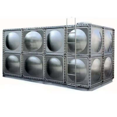China 304 Stainless Steel Sectional Water Tank 1.0mm Panel Food Grade Easy Installation for sale
