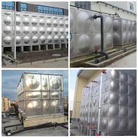 China 304 Stainless Steel Sectional Water Tank 1.0mm Panel Food Grade Easy Installation for sale
