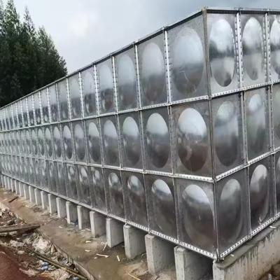 China Bolted SS316 Stainless Steel Sectional Water Tank 10000 Litre Modular Food Grade for sale