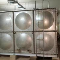 China Customized 10000 Liter Stainless Steel Sectional Water Tank 304 2B Panel Storage for sale