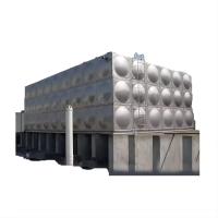 China Modular Stainless Steel Sectional Water Tank 304-2B for Drinking Water Plant 1.0m Panels for sale