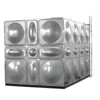 China Modular Stainless Steel Sectional Water Tank 304-2B for Drinking Water Plant 1.0m Panels for sale