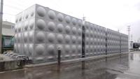 China Modular Stainless Steel Sectional Water Tank 304-2B for Drinking Water Plant 1.0m Panels for sale