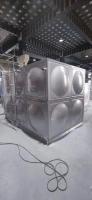 China Modular Stainless Steel Sectional Water Tank 304-2B for Drinking Water Plant 1.0m Panels for sale