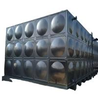 China 304 Stainless Steel Sectional Water Tank 1.0mm Panel Custom Volume Storage Tank for sale
