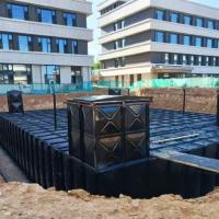China BDF GSC Underground Water Storage Tank 1000-5000mm Height Sectional Assembled Pressed Steel for Irrigation Agriculture Rainwater for sale