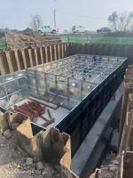 China GSC BDF Pressed Steel Modular Underground Rainwater Collection Tank 1m to 5m Height for sale