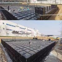 China GSC BDF Modular Pressed Steel Sectional Water Tank 1m to 5m Height for Underground Rainwater Storage for sale