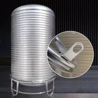 China Round Custom Stainless Steel Water Tank 100-1000L for Water Treatment Insulated for sale