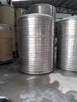 China 304 316 Stainless Steel Water Tank 10000L Cylindrical Portable Storage Insulated for sale