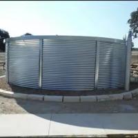 China Hot Dipped Galvanized Corrugated Steel Water Tank 300 Cubic Meter for Irrigation for sale