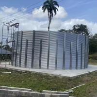 China Hot Dipped Galvanized Corrugated Steel Water Tank 300 Cubic Meter for Irrigation for sale
