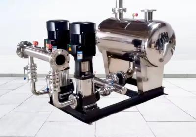 China Custom Stainless Steel Booster Pump with Pressure Tank for Submersible Water Supply 1.5kW for sale