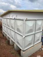 China 150000 Liter Large FRP Sectional Water Tank Fiberglass GRP Storage Tank for Water Treatment for sale