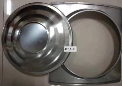 China Stainless Steel Pure Water Tank Cover Top Bottom Caps SUS304 300L-20000L for sale