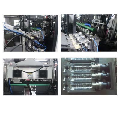 China HY-3000 PLC Control Automatic Blow Molding Machine 3 Cavity 3000BPH for PET Bottle Production for sale