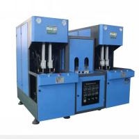 China 380V 14KW Semi Automatic PET Blow Molding Machine for 50-2000ml Bottles with 2 Cavity Mold for sale
