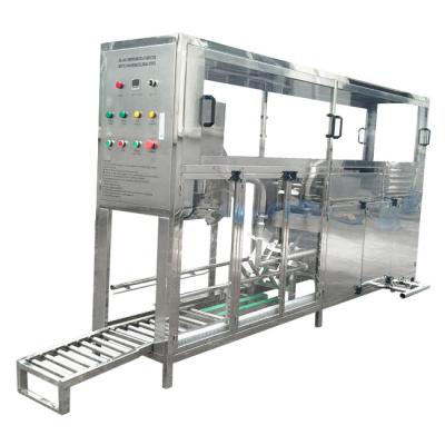 China 5 Gallon PET Automatic Water Bottling Machine 100BPH with Washing and Capping Functions for Industrial Production for sale
