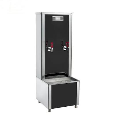 China WT-90BK Commercial Water Purifier Dispenser 90L Tank 9KW Heating Dual Faucets 220V Stainless Steel for sale