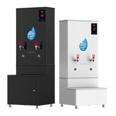 China Commercial 35L Hot Water Boiler Dispenser 2KW 220V with Dual Faucets and RO Filtration System for sale