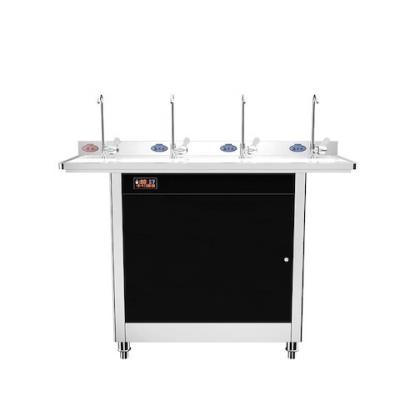 China 304 Stainless Steel Commercial Water Dispenser with 35L/H Cooling & 10L/H Heating Capacity for 150 Users for sale