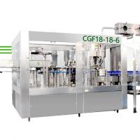China CGF Series 3-in-1 Automatic Water Filling Machine 3000BPH Capacity for PET Bottles 50-110mm for sale