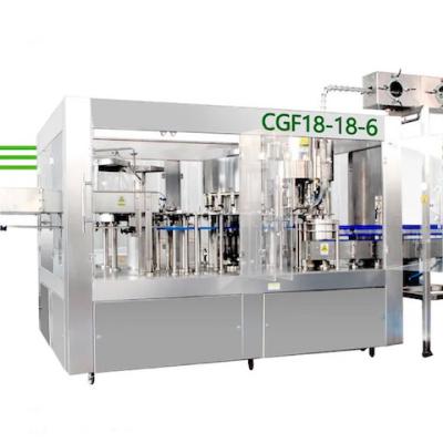 China CGF Series 3-in-1 Automatic Water Filling Machine 3000BPH Capacity for PET Bottles 50-110mm for sale