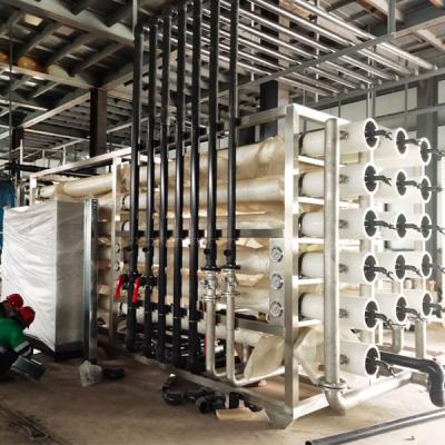 China 40,000L Per Hour Stainless Steel RO Water Treatment Plant - 2 Stage Industrial Purification System for sale