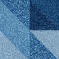 China Blue Geometric Carpet Tile B1 Fire Rated Nylon Commercial Carpet 1/12 Gauge for sale