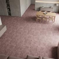 China Dusty Pink Antibacterial Home Carpet Tile With Customizable Pattern for sale