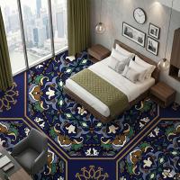 China Islamic Geometric Floral Carpet Tile Select Elements Carpet Tile For Prayer Room for sale