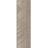 China Taupe Linear Textured Carpet Tile Modular Nylon Carpet Flooring 25X100cm Tiles for sale