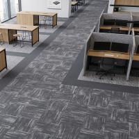 China Charcoal Grey Brushstroke Streak Pattern Carpet Tile Nylon Carpet Tiles B1 Fire Rated Office Flooring for sale