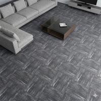 China Charcoal Grey Brushstroke Streak Pattern Carpet Tile Nylon Carpet Tiles B1 Fire Rated Office Flooring for sale